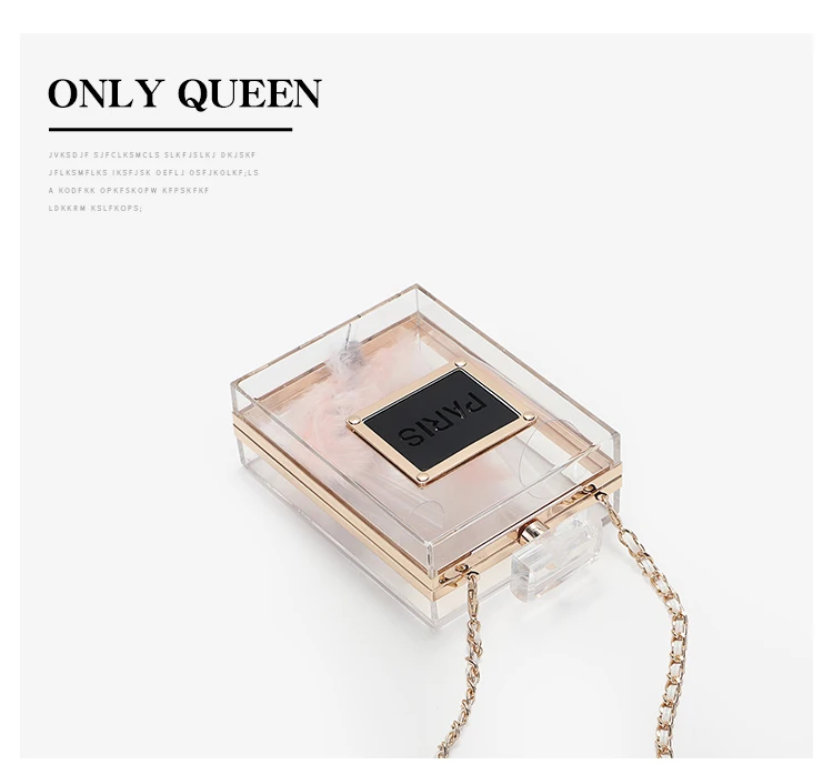 Perfume Shaped Like a Purse - Elegant Party Clutch Bag