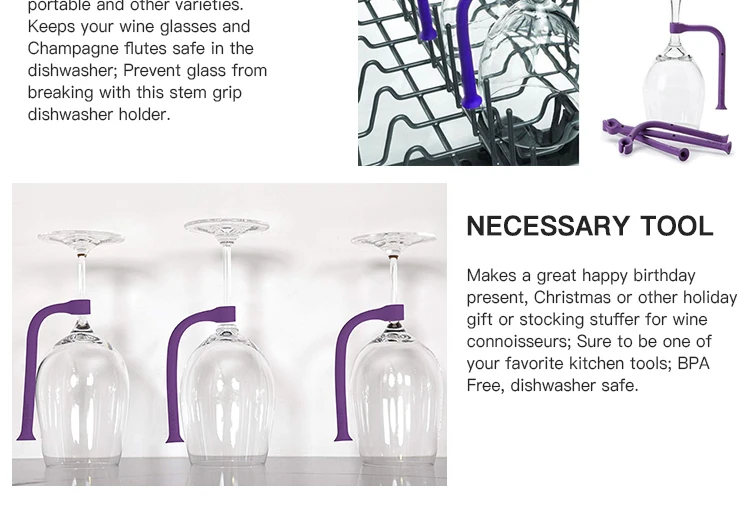 Unique Kitchen Cleaning Tool -tether Stemware Saver- Dishwashing ...