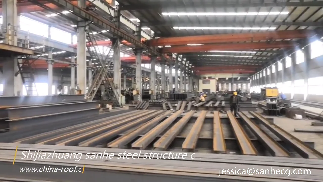 Steel Structure Factory Layout Plan - SANHE Industrial Building