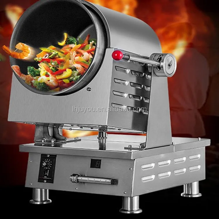 220V 5kw Commercial Electric Intelligent Stir Frying Machine