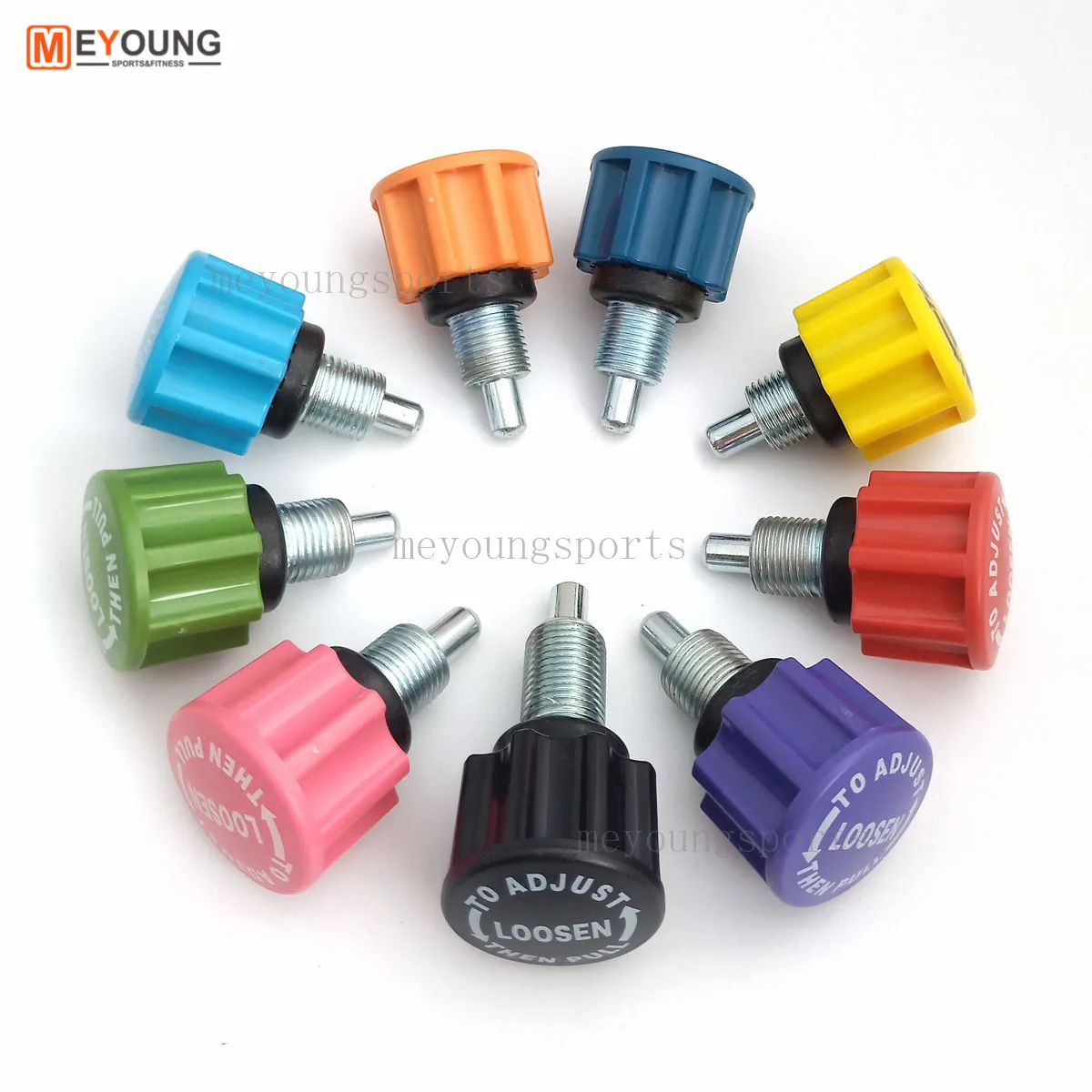 Seat Handle Bar Adjustment Pull Pop Pin Knob Level Handle For Exercise ...