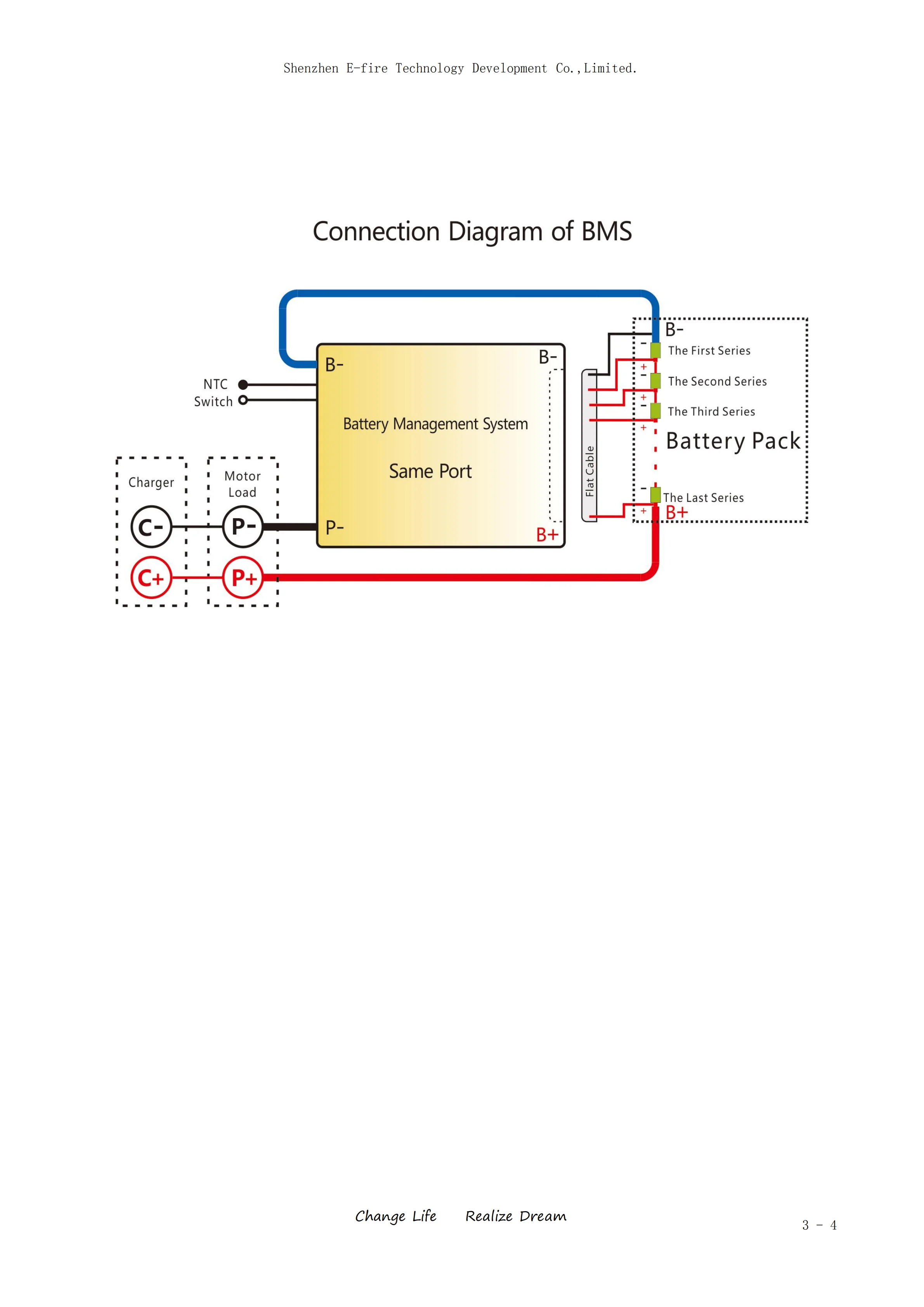 ON/OFF Switch Pcm 10S Lithium Lipo Bms 36V Battery Management System ...