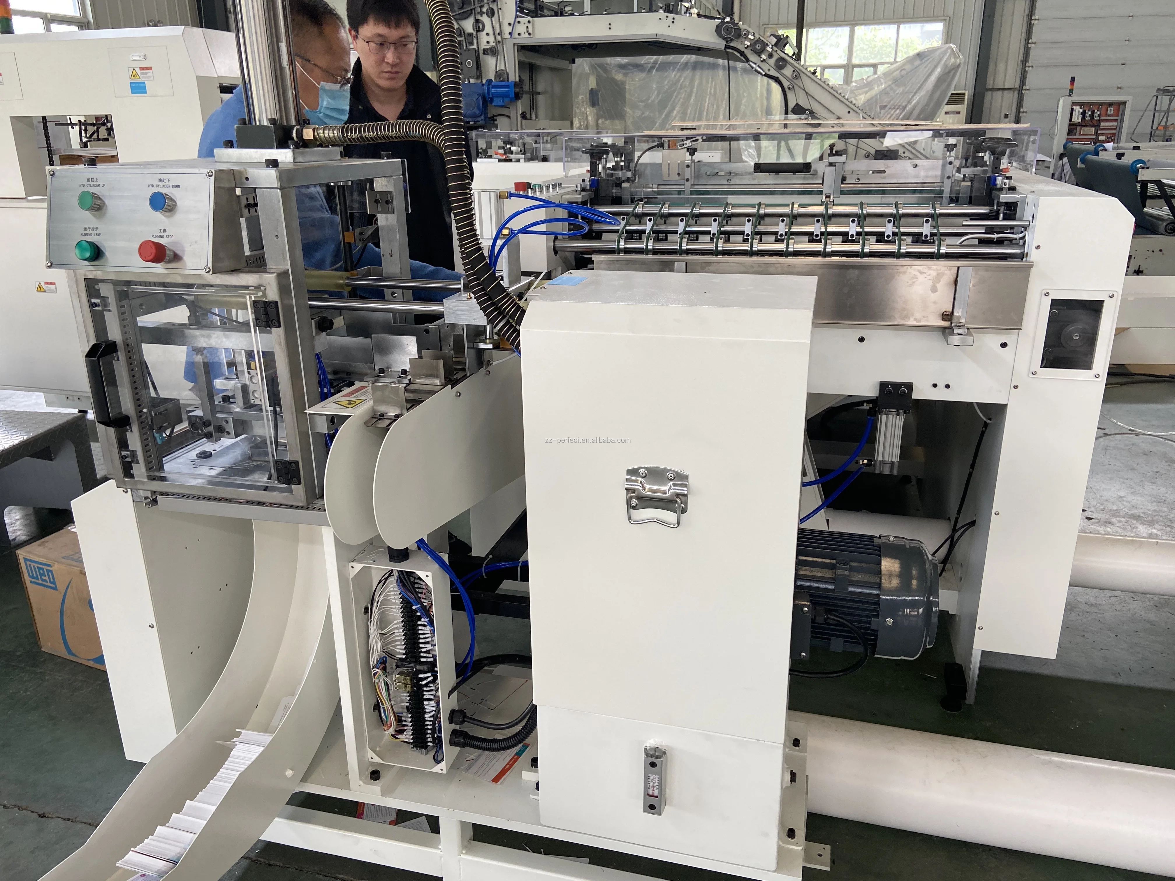 Automatic Playing Cards Matching Collating Slitting Machine