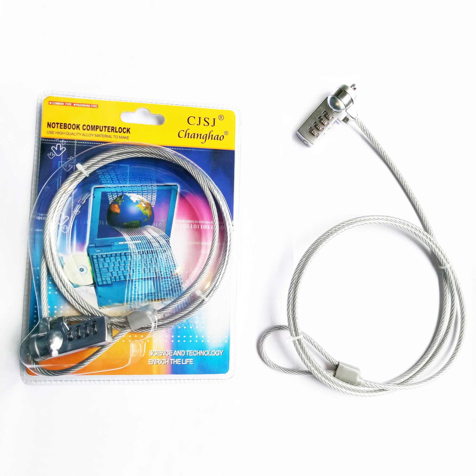 CH-902 Laptop Lock - Secure with a 4 Digit Cable Combination
