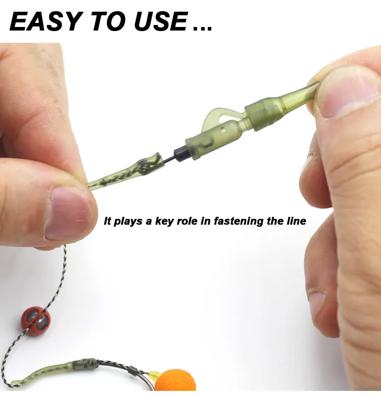 Carp Rig Tackle Quick Change Swivels Rig Tube Anti Tangle Sleeves Tail ...