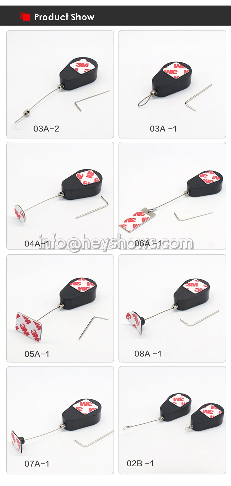 Retail Display Anti-theft Tether Box With Pull Cable Security ...