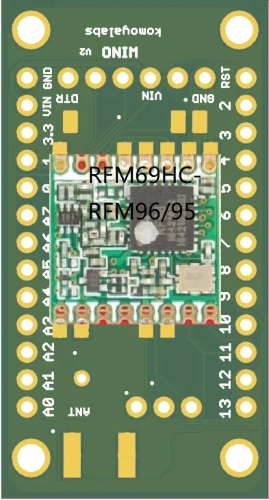 Suitable For Arduino 3.3v Rfm95 Rfm69cw Rfm12 Rfm69hcw Rfm92 Rfm98 ...