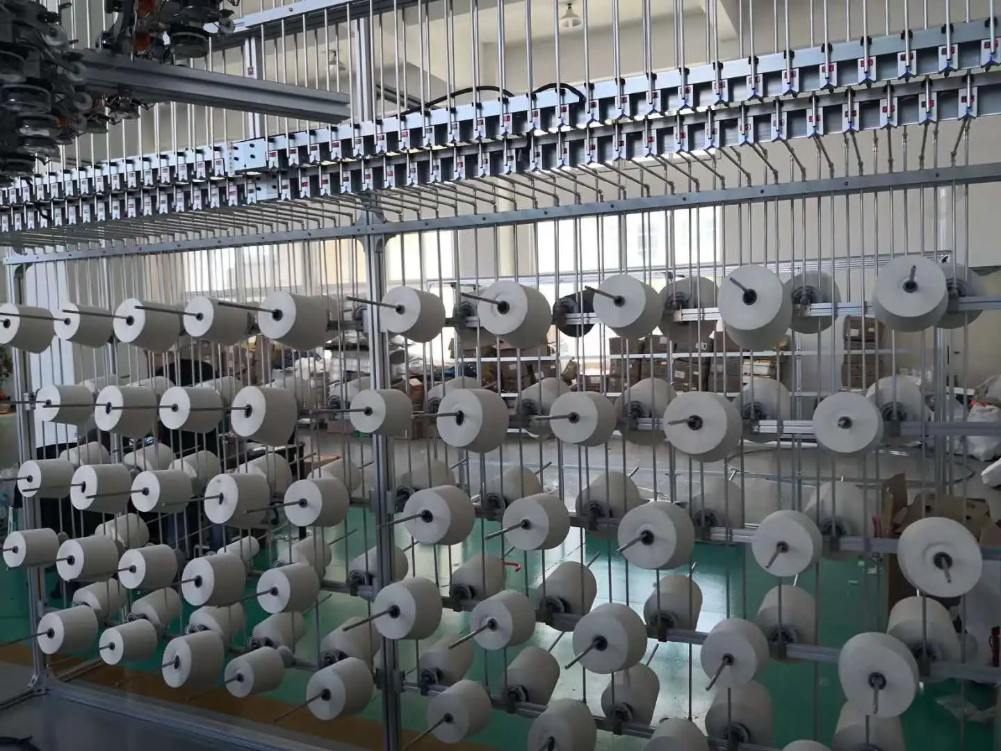 Yarn Cone Carrier - Aluminum Tube Side Creel for Knitting