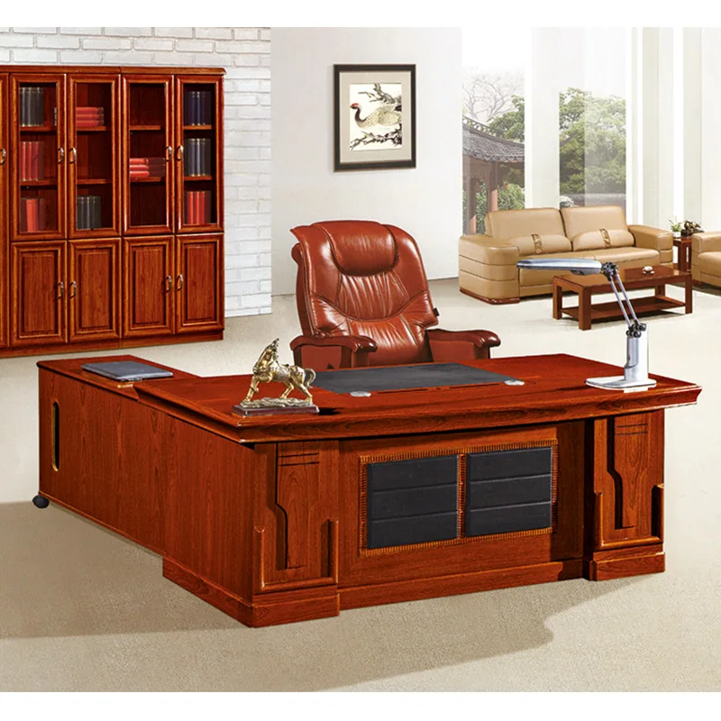 Shop Our Wooden Veneer Office Table Designs - Eco-Friendly & Stylish