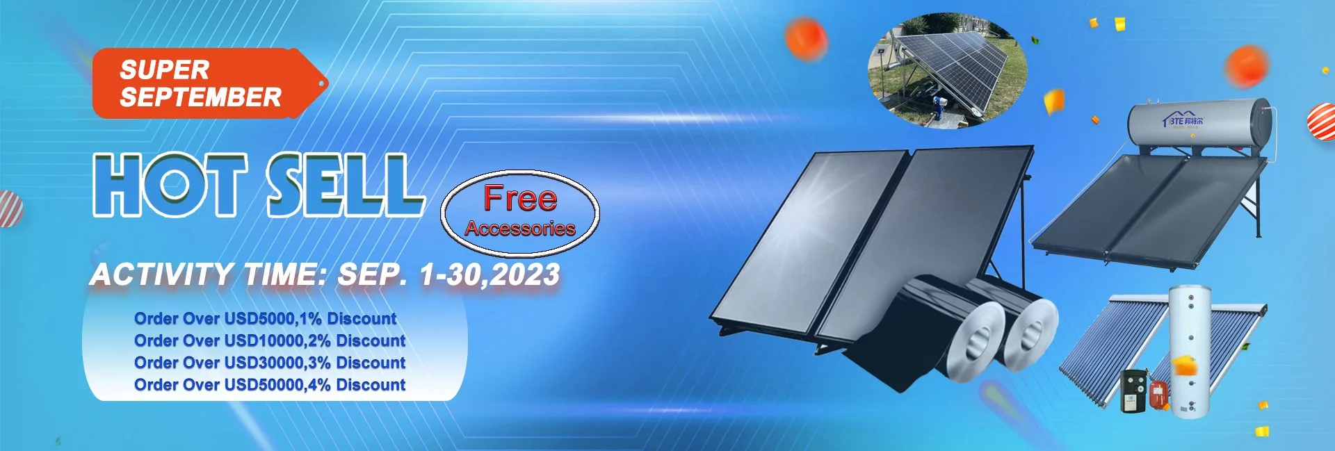 Dezhou Bte Solar Co., Ltd. - Solar Collector, Solar Water Heater