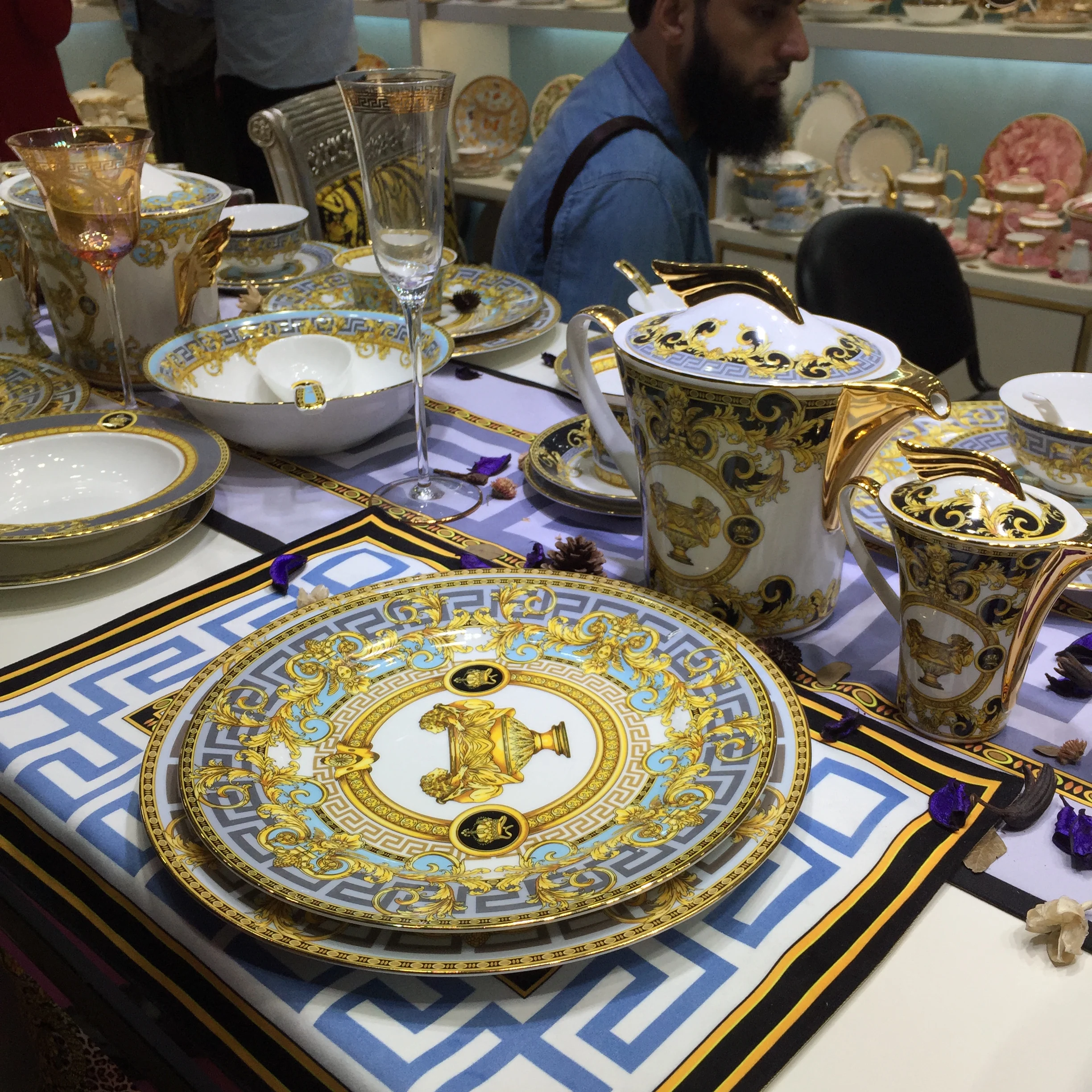 Bone China Dinner Ware Hand Made Dinner Set For 6 Person Bone China ...