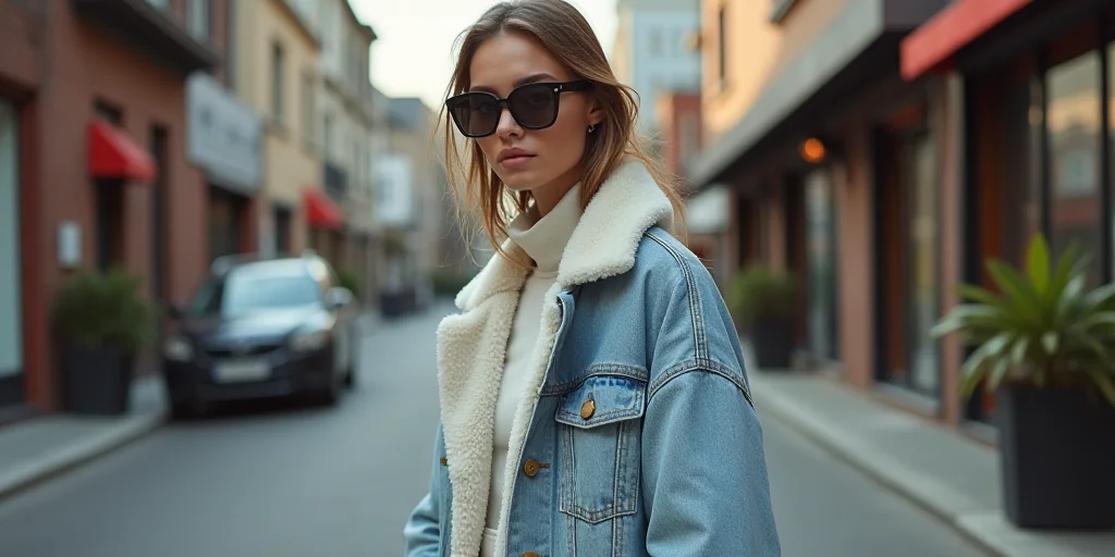 Fluffy Denim Jacket: The 2025 Fashion Staple Taking Streetwear By Storm