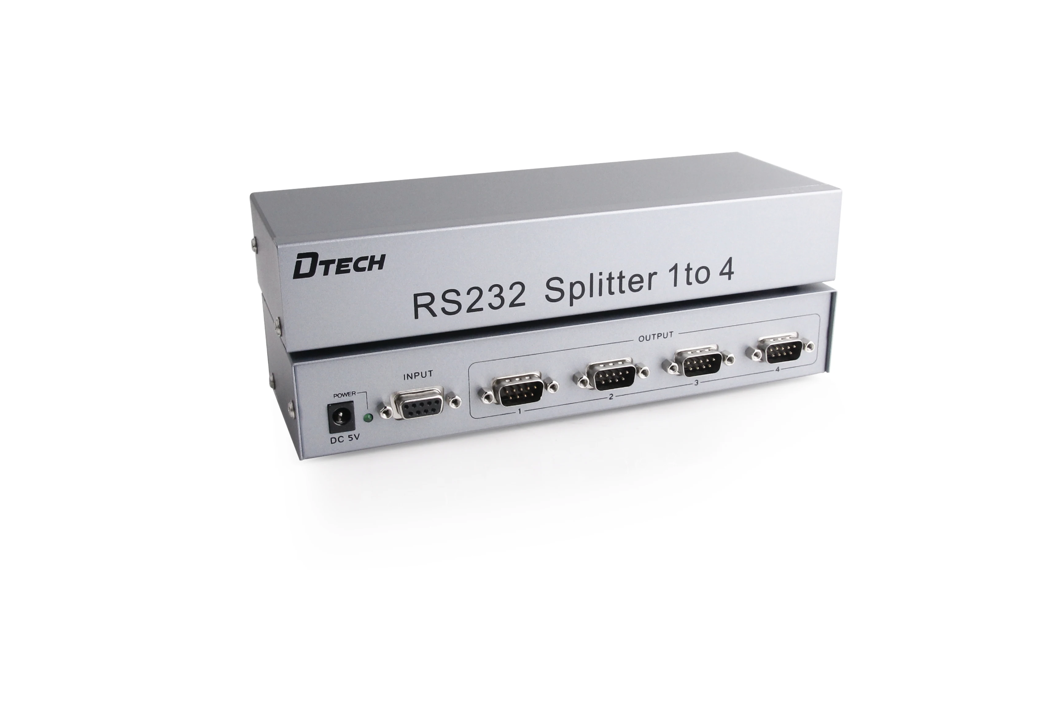 Dtech Hd Rs232 Db9 Serial Video Rs232 Splitter 1x4 - Buy Rs232 Splitter ...