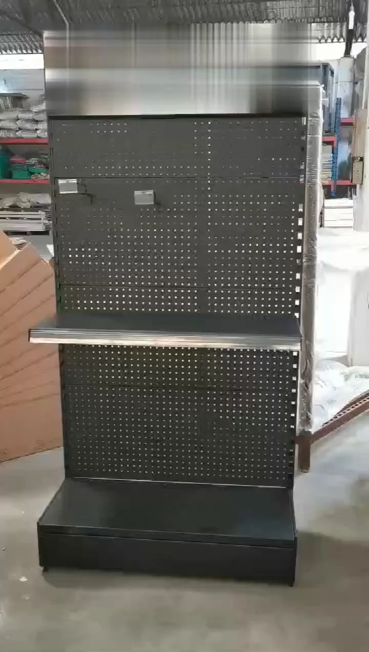 Metal Pegboard Garage Tool Board Storage Organizer Holder Black Tool ...