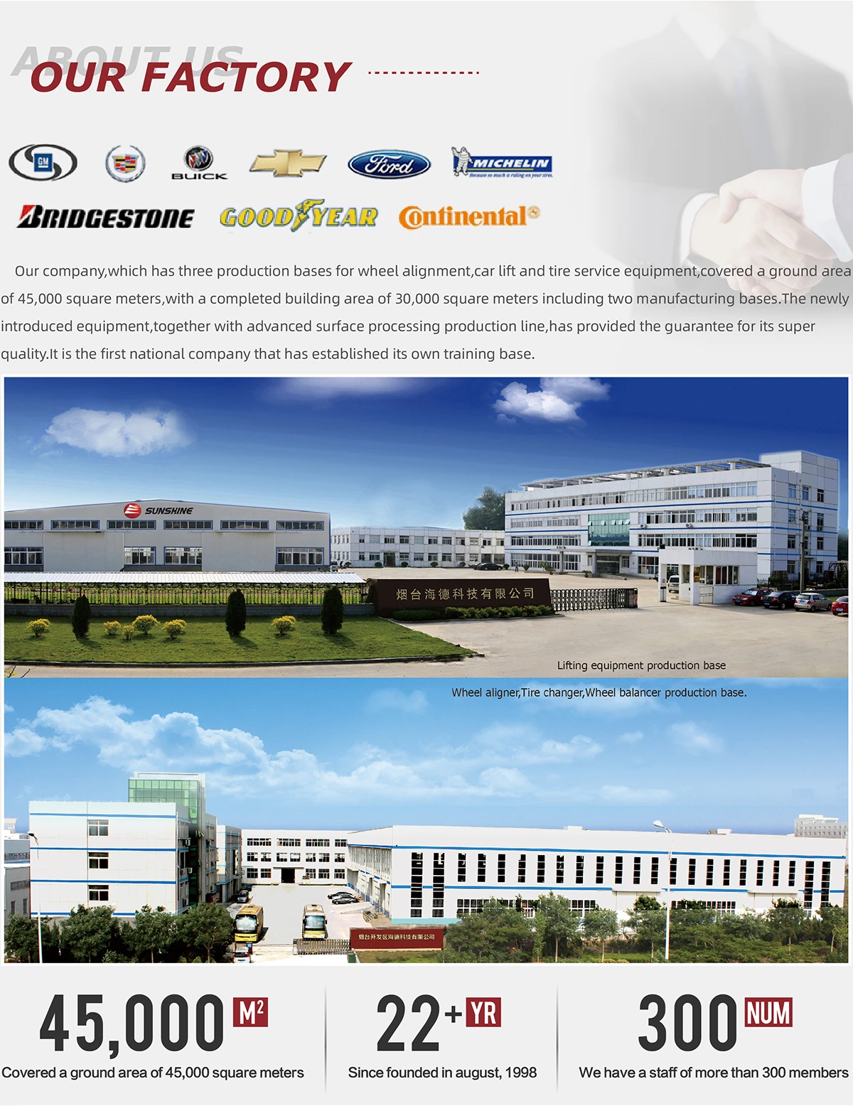 Yantai Haide Science And Technology Co., Ltd. - car lift, wheel alignment