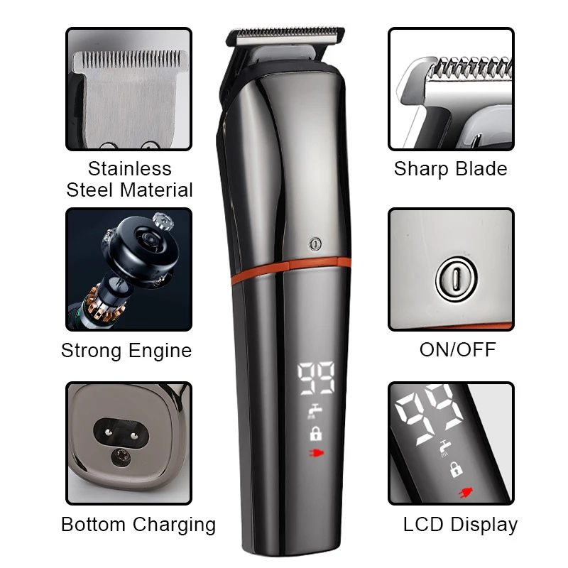 Professional Micro Shave Trimmer Max Personal Hair Trimmer Rechargeable ...