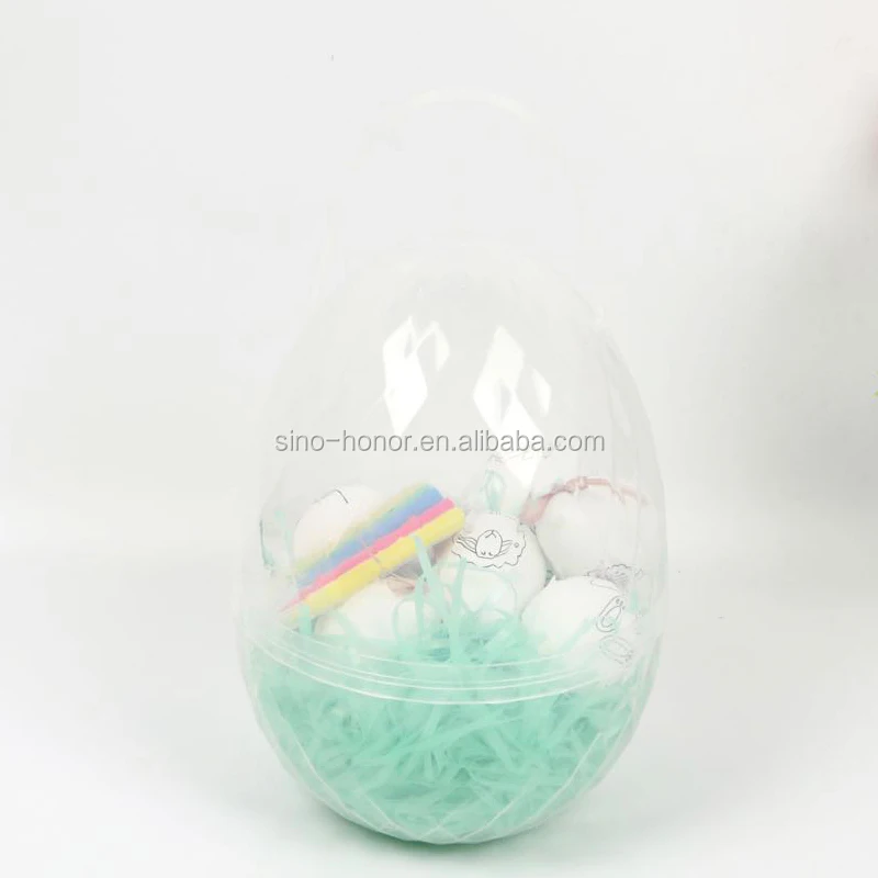 Easter Packaging - Decorative Plastic Egg with Handle