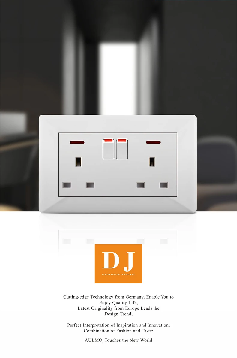 AULMO 4 GANG 1 WAY SWITCH - Durable & Stylish Home Control