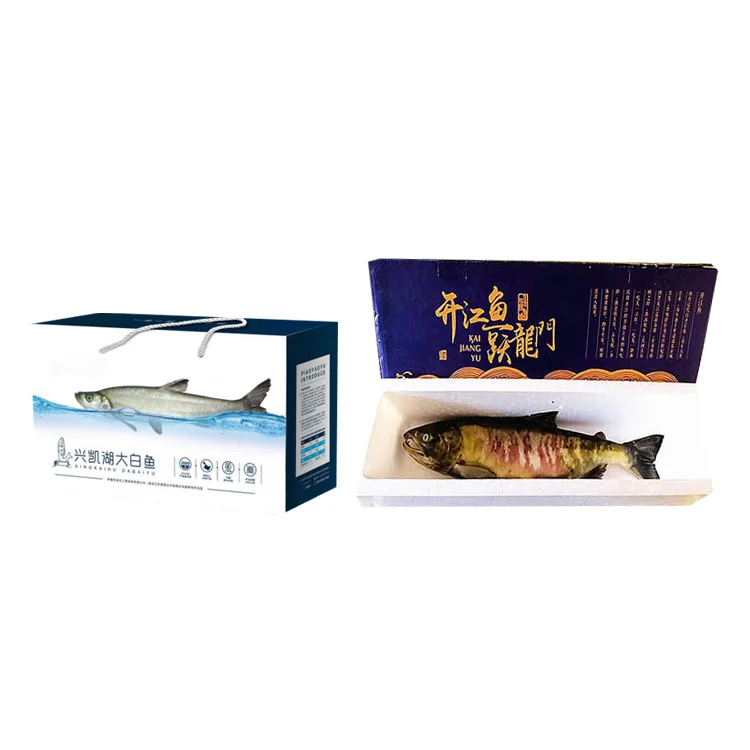 Recycled Custom Biodegradable Frozen Fish Carton Box For Shipping ...