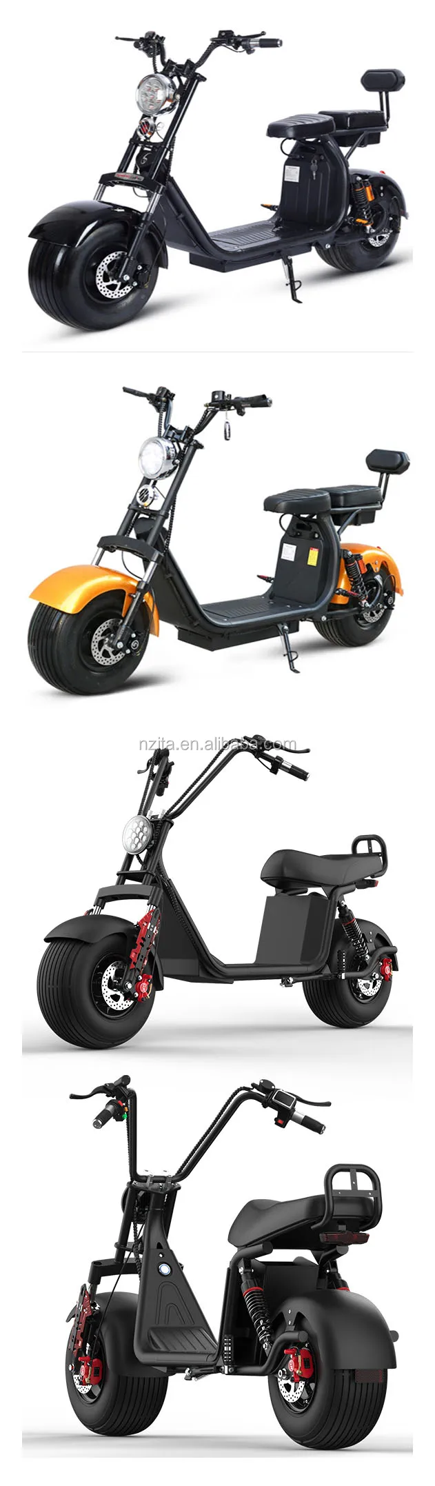 1000W 60v Two Big Wheels - off Road Fat Tire Electric Motorcycle