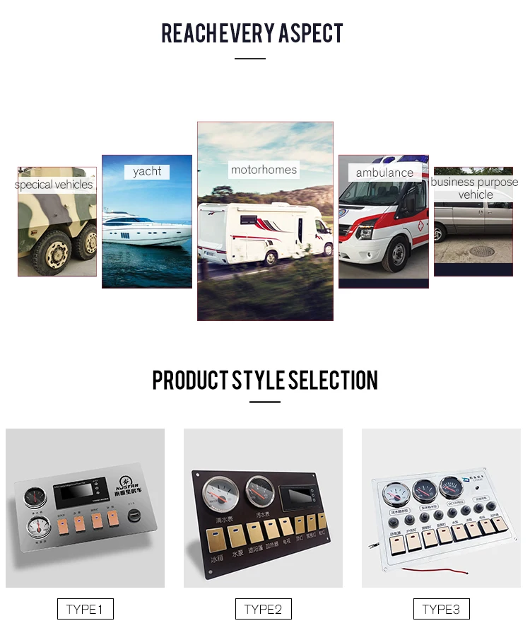 Rv Intelligent Control System Control Panel for Ambulance RV Trailer ...