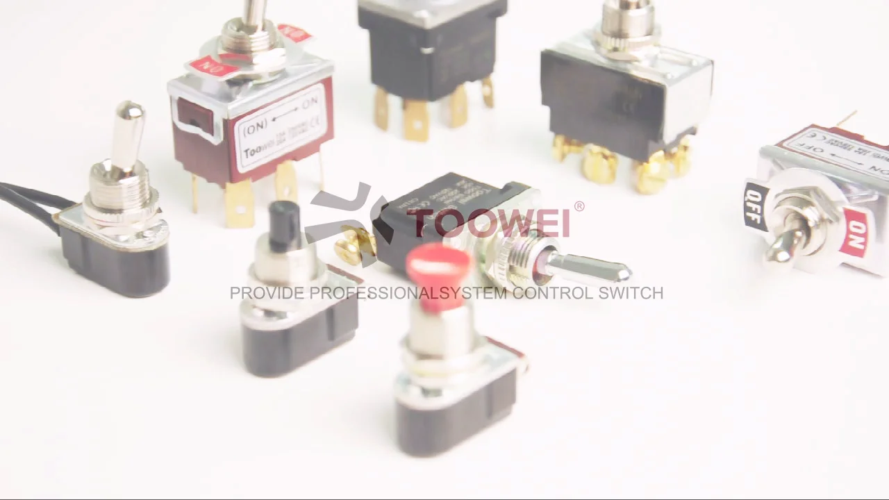 Toggle Switch 12mm Waterproof (on)-off-on Metal Toggle Switch Dpdt One ...