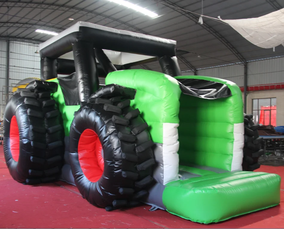 WINSUN Tractor Inflatable Bouncer Combo - Fun & Safety