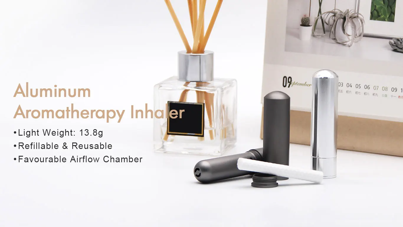 Metal Empty Essential Oil Aluminum Blank Nasal Inhaler Tube Bottle ...