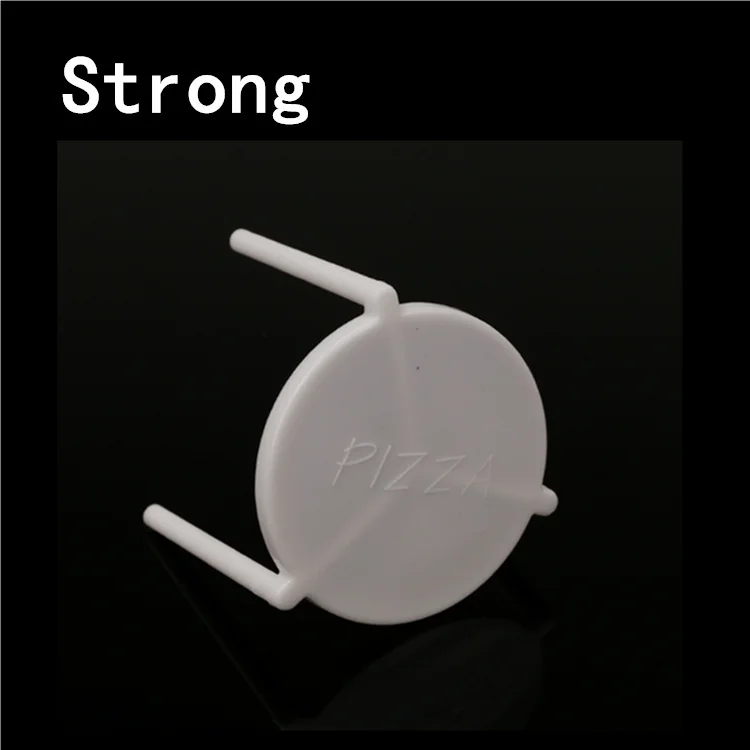 PP Plastic Pizza Table Box Saver Stands - Disposable White