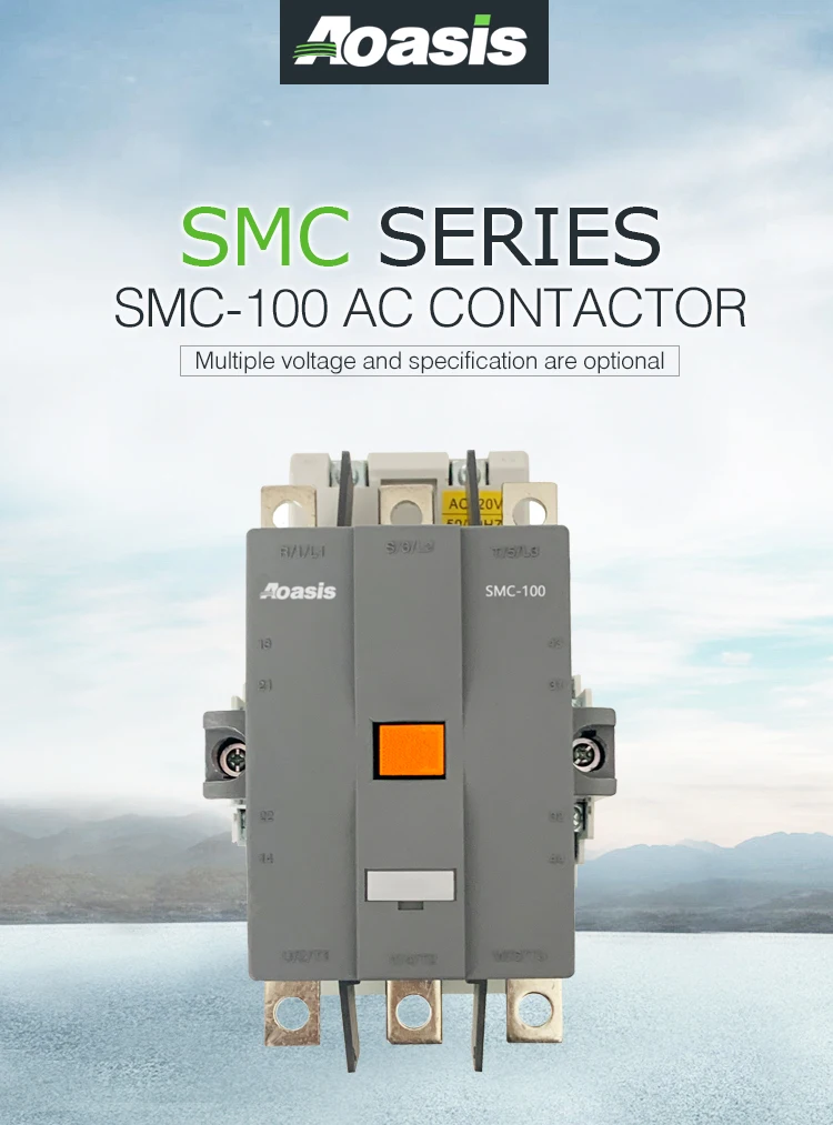 Smc-100 Ac4 Contactor 100 Amp Contactor 220v Coil Ac Electric Magnetic ...