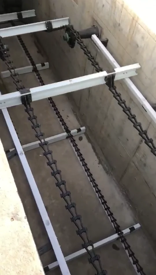 Sedimentation Tank Sludge Collector Flight Scraper Machine Initial Sink ...