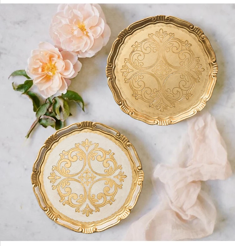 Wholesale Wood Wedding Underplates - Black & Creative