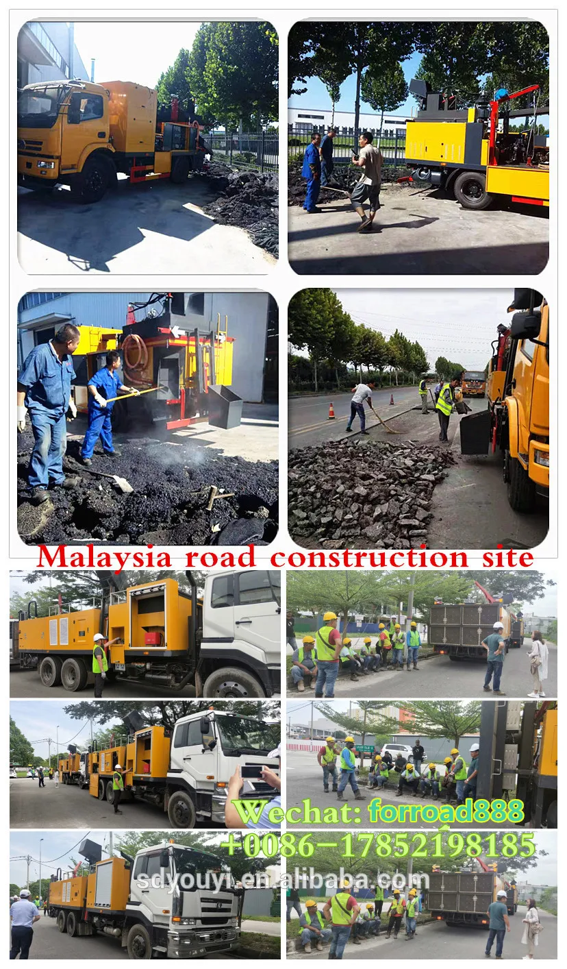 Asphalt Recycling Machi Regeneration Machine For Road Repair Pothole ...