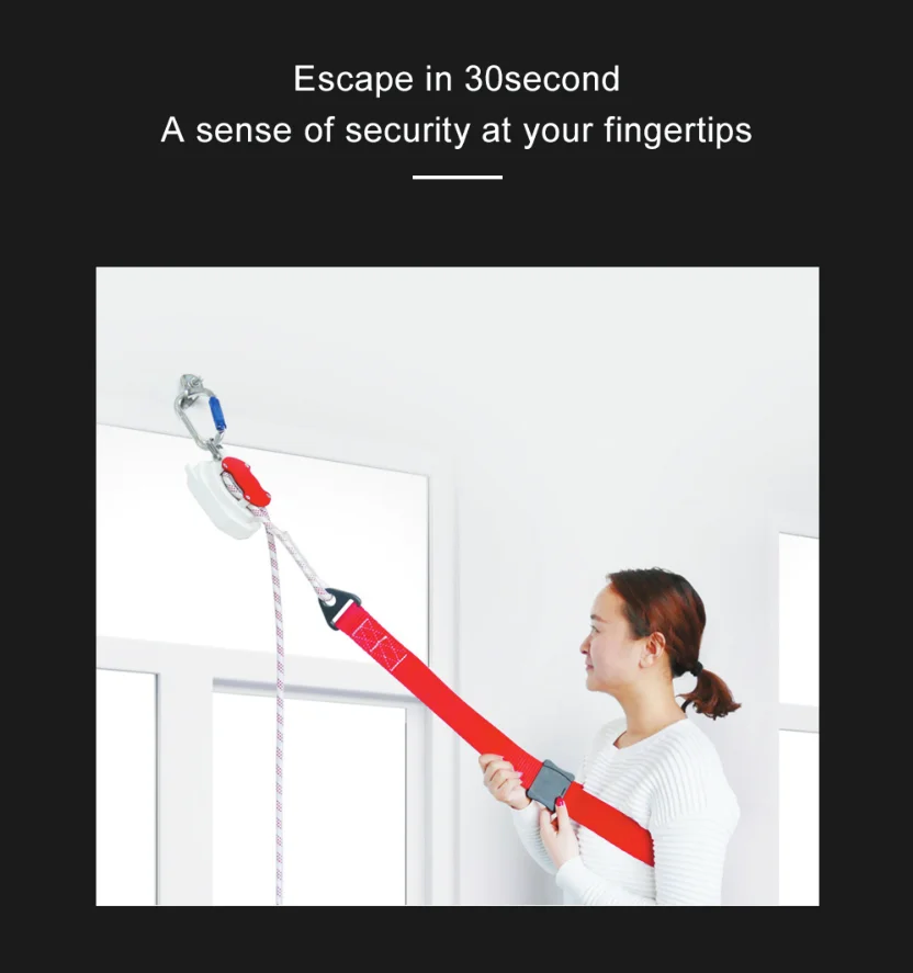 033 Highrise Fire Escape Rescue Device Flame Retardant Mode Airfly M17 ...