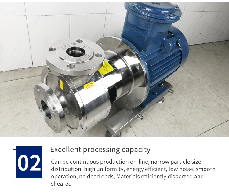 Emulsion Mono Pump With Explosion-proof Motor For Chemical,Cosmetic ...