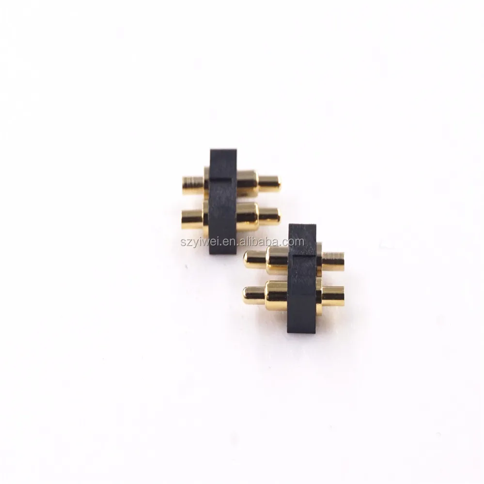 Spring Loaded Pogo Pin Connector 2 Position 254 Mm Pitch 75 Mm Height Straight Through Hole