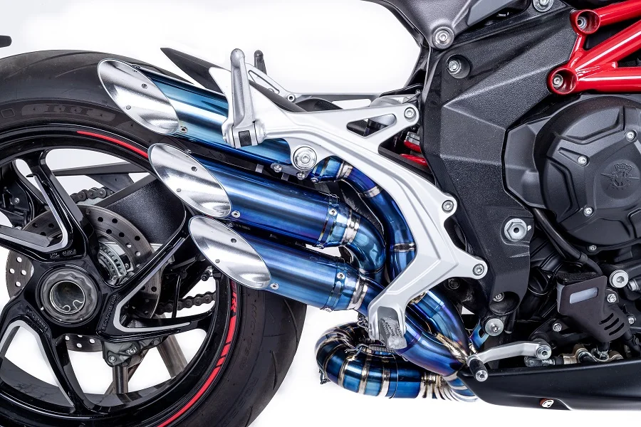Titanium Motorcycle Exhaust Pipe System For Mv Agusta Brutale 800 - Buy ...