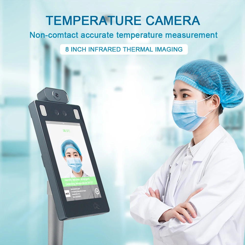 8 Inch Access Control System Facial Attendance Cctv Terminal Gate ...