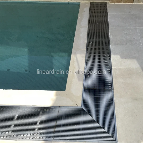 Marine Grade Stainless Steel Pool Overflow Drain Grate