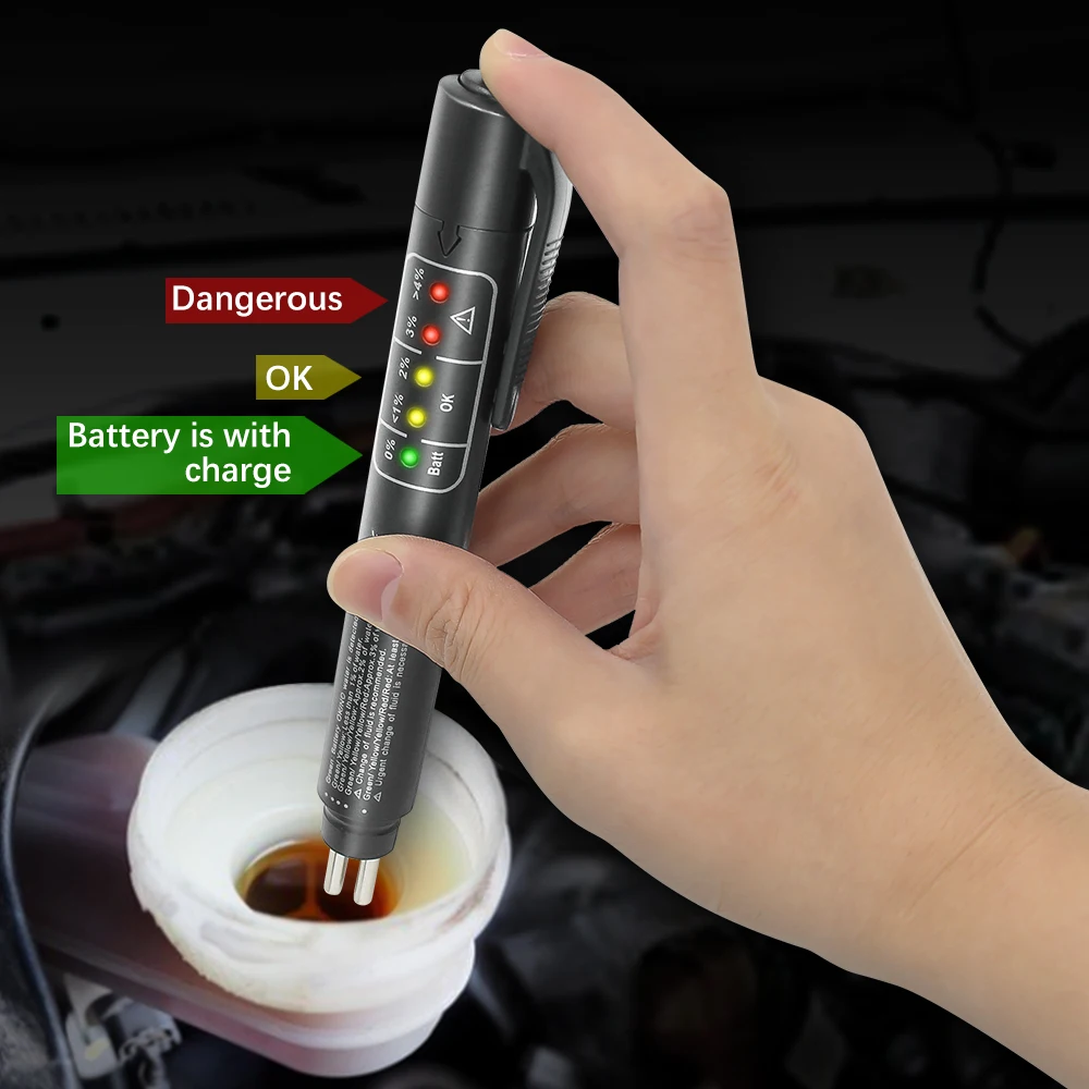 Brake Fluid Tester - Ensure DOT 3, DOT 4, DOT 5 Quality