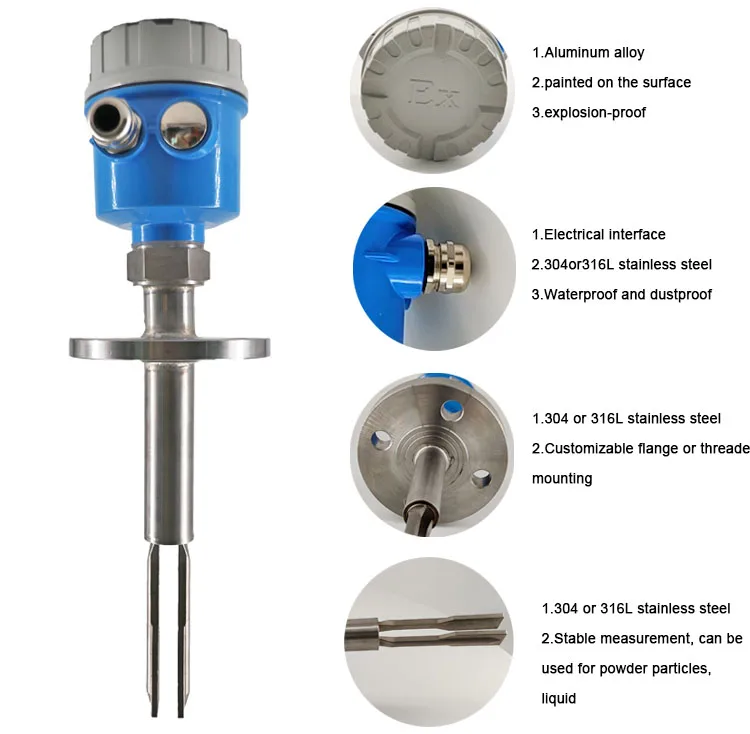 Turning Fork Level Switch Vibrating For Liquid Powder Granule - Buy ...