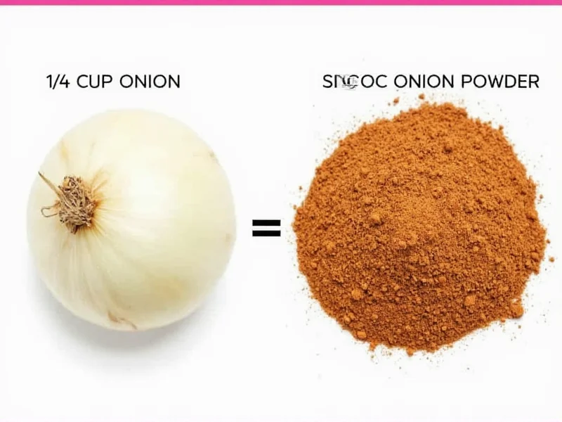 How Much Onion Powder Equals One Onion? The Chef's Guide