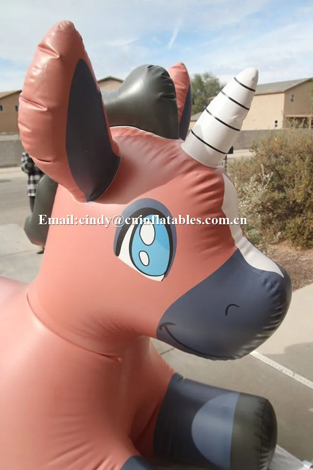 Cute Inflatable Animal Model unicorn Rideing Toys for Sale| Alibaba.com