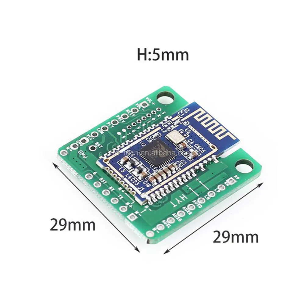 Taidacent-MINI amplificador BLE de 5W + 5W, placa de circuito de receptor de Audio, entrada AUX ...