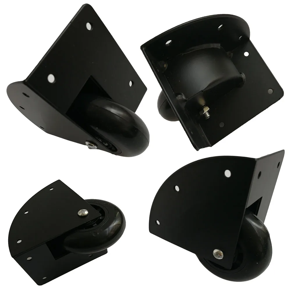 3" Black Side Flight case Hardware/ Corner Caster Heavy Duty Loading 60 ...