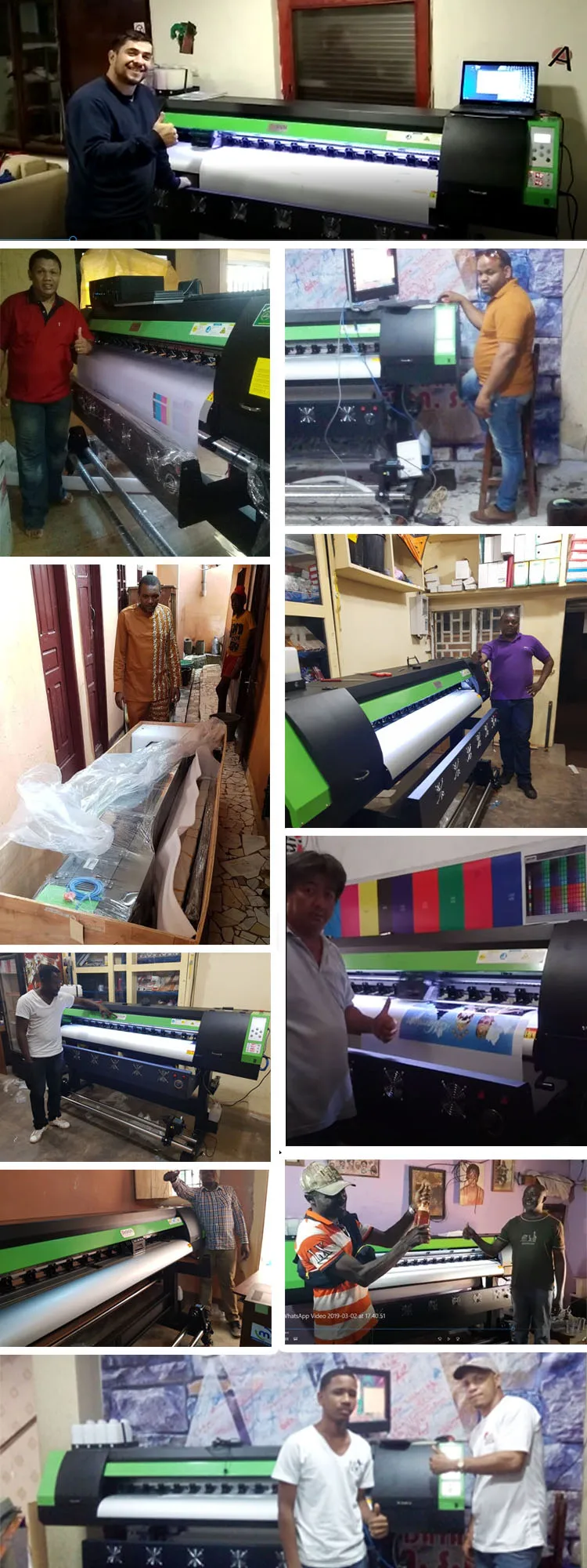 5ft Large Format Signs Printing Machine Vinyl 1.6m Eco Solvent Plotter ...