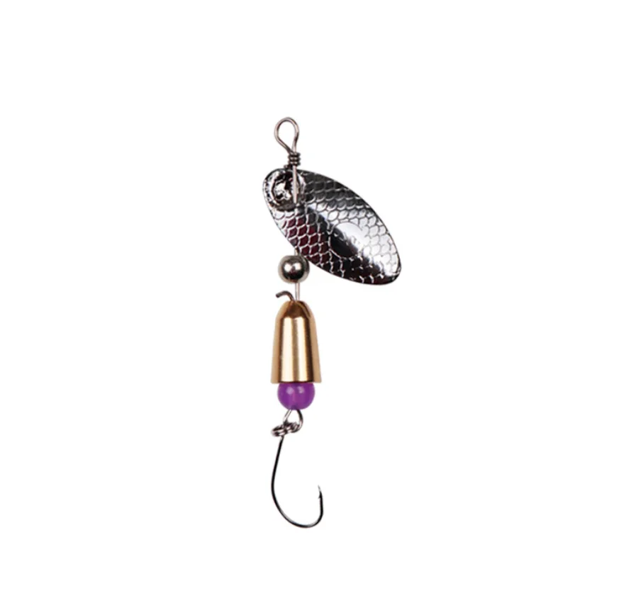 Best Seller Sequins Fishing Hook Spinner Bait Spinner Bait Metal Hard ...
