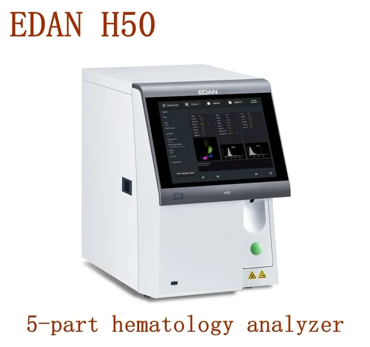 Blood Test Machine Fully Automated 5-part Hematology Analyzer Edan H50 ...