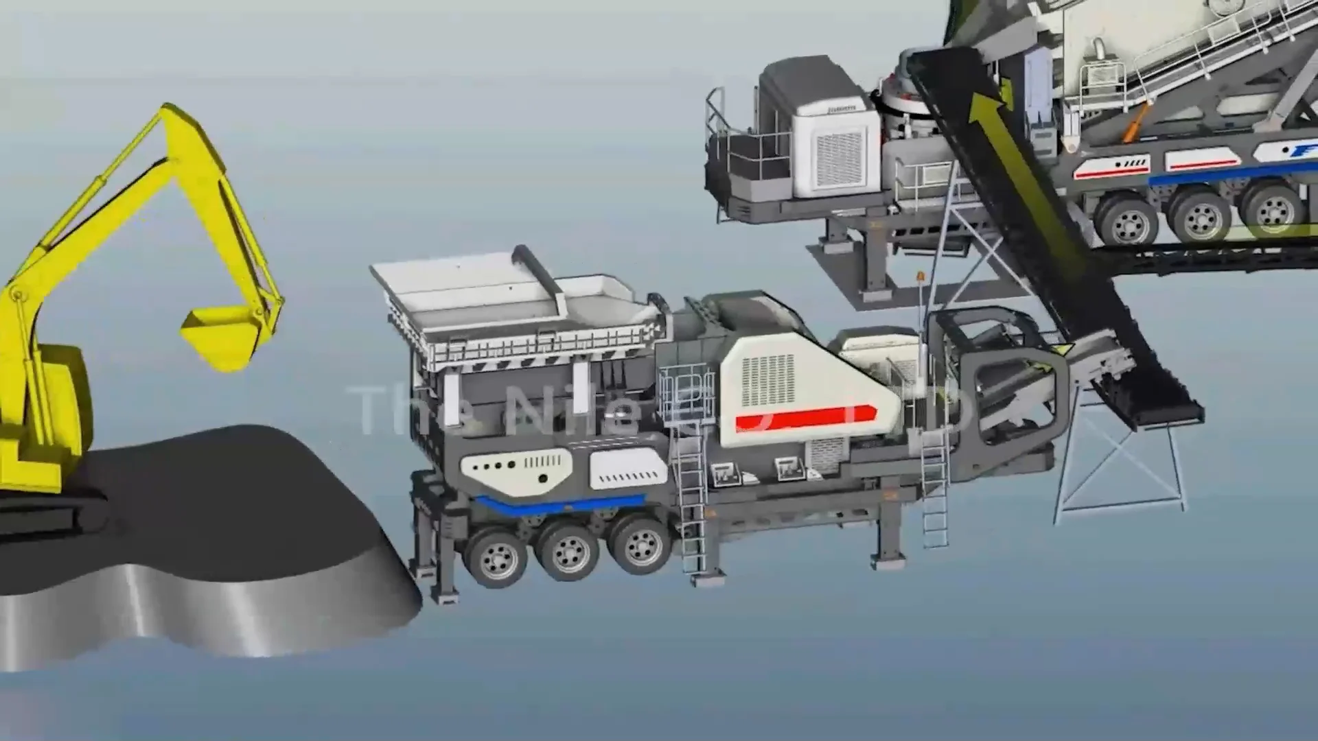 Quarry Crushing Plants Movable Portable Mobile Granite Limestone Gravel ...