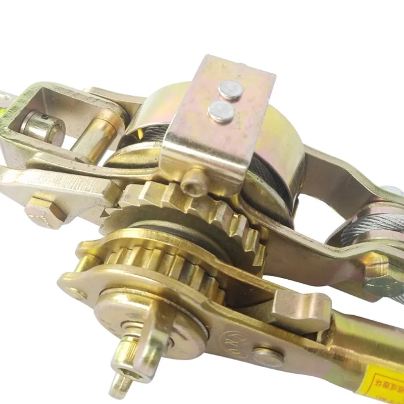 Heavy-duty Hand Puller With Cable Rope Come Along Wire Rope Puller Tool ...